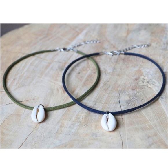 Kathrono | Jewelry | Awesome Boho Cowrie Puka Shell Necklace In Blue Or ...